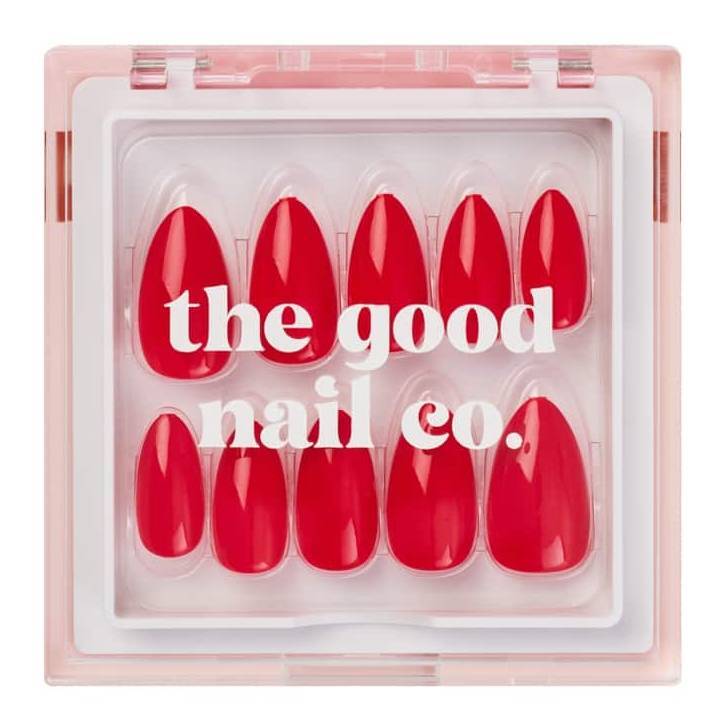 THE GOOD NAIL CO. Press On Gel Nail Kit LITTLE RED DRESS Short Almond